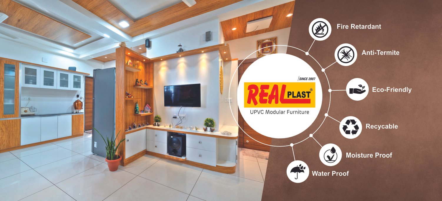 UPVC Modular Furniture Manufacturer | PVC Kitchen | Real Plast